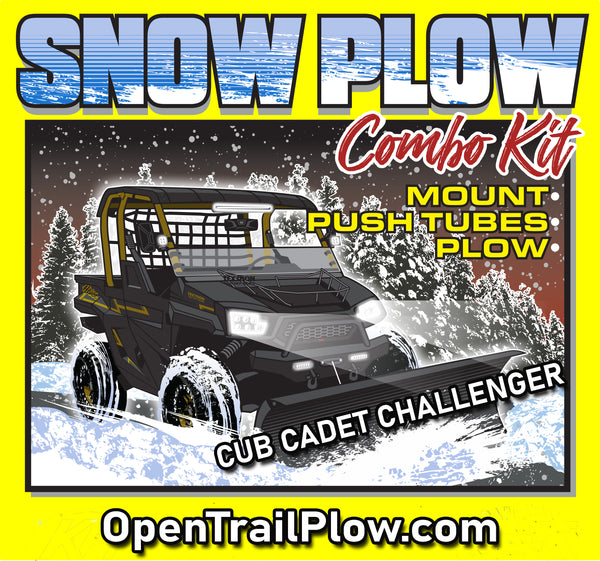 CUB CADET UTV Challenger MX750 EPS - Snow Plow Mount UTV Package - Open ...