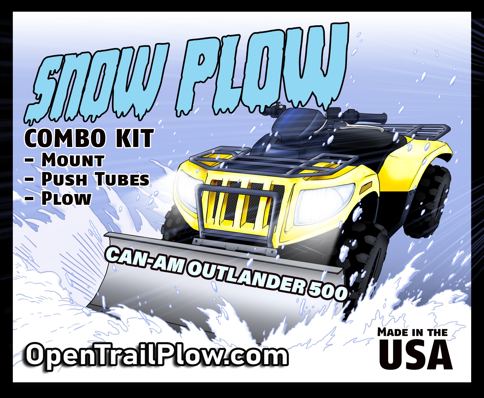 Can-Am Outlander 500 / Outlander 500 MAX - Open Trail Plow Sales