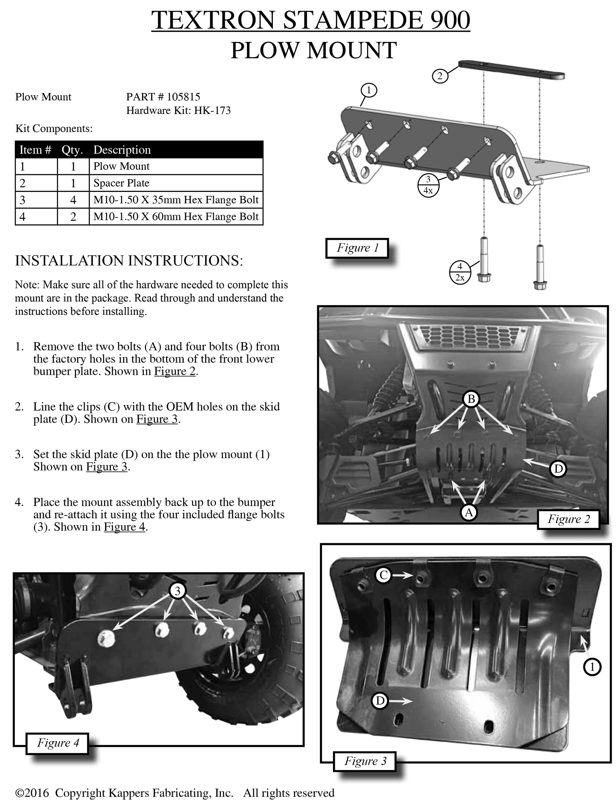 All Years New Holland Rustler 850 - KFI Snow Plow Package - Open Trail ...